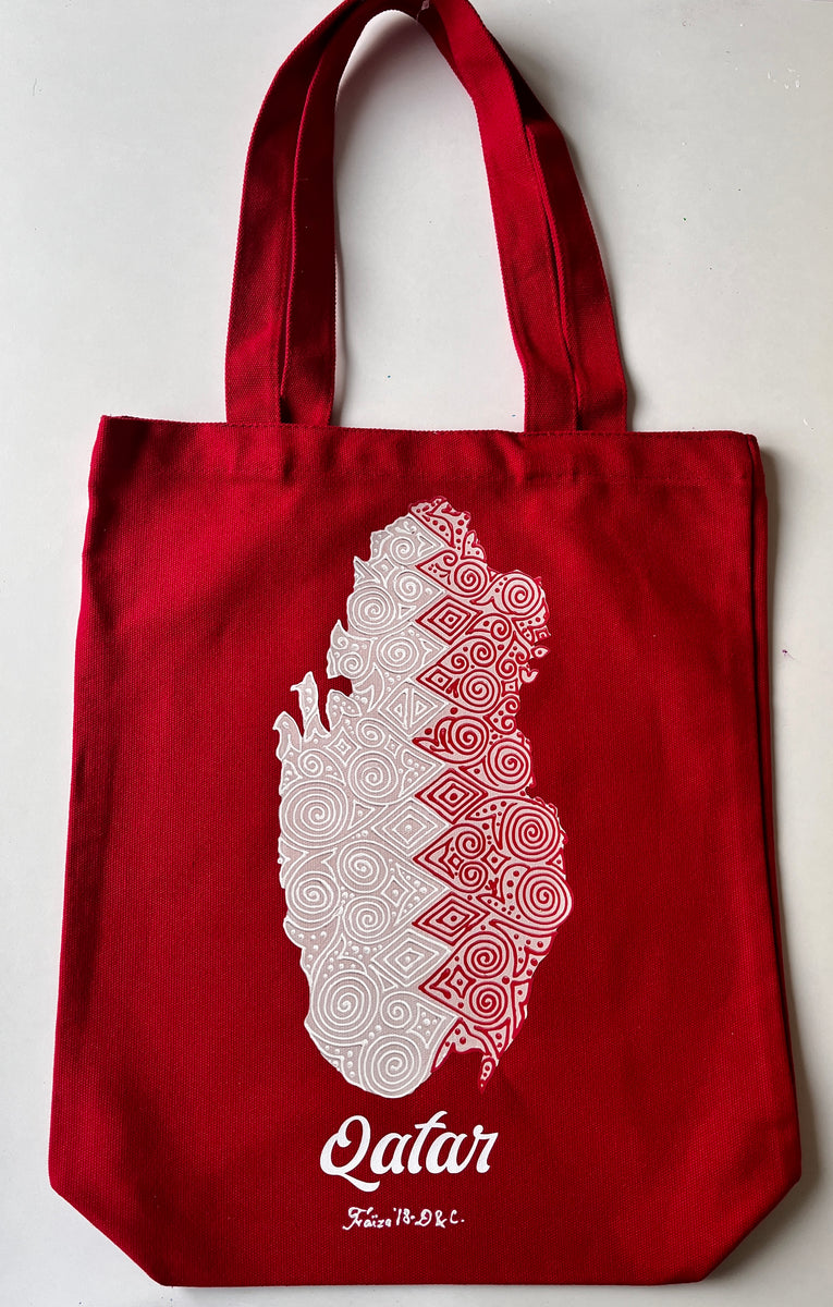 "Qatar" Tote Bag – Dots and Curves