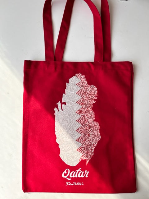 "Qatar" Tote Bag – Dots and Curves